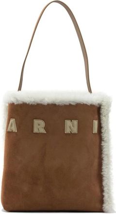 Marni Femme, Sacs, Brun, Taille: ONE Size Sacs &agrave; &eacute;paule