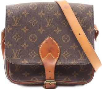 Louis Vuitton sac porté épaule Cartesier MM (1990) - Marron