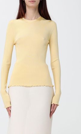 Alaia Slim-Fit-Pullover aus gerippter Seide mit Rundhalsausschnitt