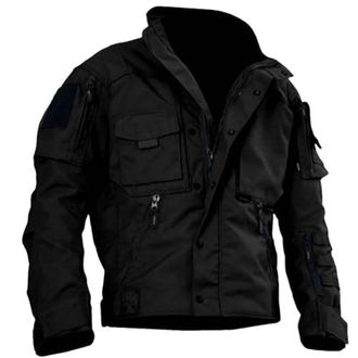 Generic Veste tactique militaire imperm&eacute;able multifonction pour homme, Noir, XL