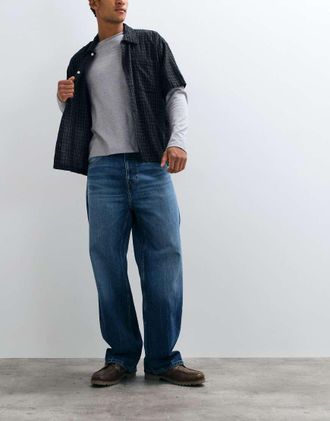 Carhartt Work in Progress Payson Jeans mit geradem Bein in mittlerer Waschung Blau
