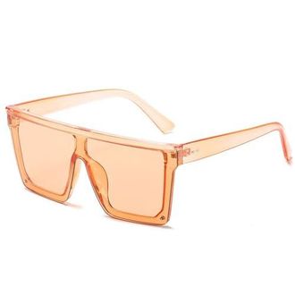 Generic Lunettes De Soleil &Agrave; Monture Large For Hommes Et Femmes, Id&eacute;ales For La Conduite En Ext&eacute;rieur Les Vacances. D&eacute;coratives(Orange)