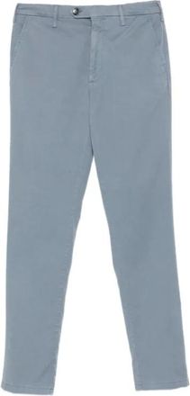 Canali Homme, Pantalons, Bleu, Taille: 3XL Pantalon en coton et lyocell