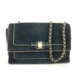 Ferragamo Pre-owned Leder Schultertasche - - Pre-owned - Damen - Schwarzk - ONE SIZE