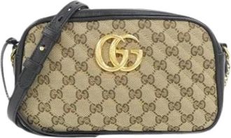 Gucci Sac bandouli&egrave;re vintage doccasion - Femme - Pre-owned - Beige - Taille: ONE Size