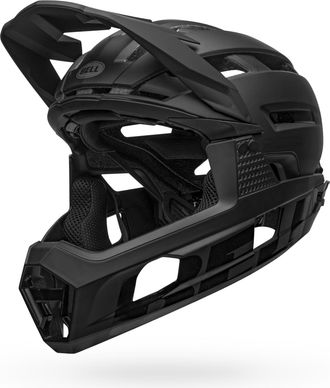 Bell Bell Herren Super Air R MIPS Fahrradhelm MTB, Matte/Gloss Black, S | 52-56cm