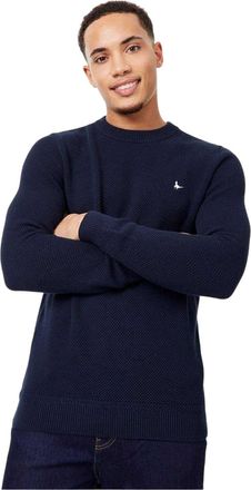 Jack Wills Linus Pullover f&uuml;r Herren, Gen&auml;ht (Marine)