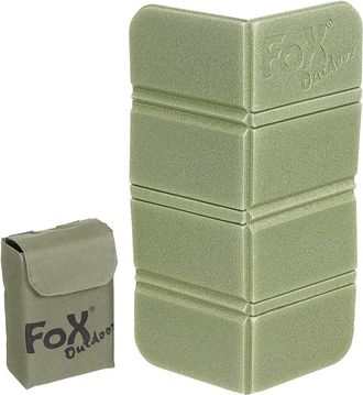 Fox Outdoor Products Thermositzkissen, faltbar mit Molle-Tasche (Oliv)