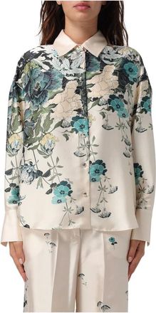 Liu Jo Femme, Blouses et Chemises, Multicolore, Taille: 38 FR ECS Camicia Over Chemise