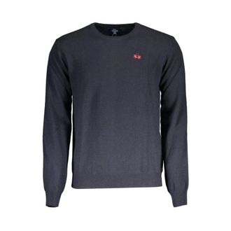 La Martina Homme, Pulls, Bleu, Taille: XL Pull en mélange de laine