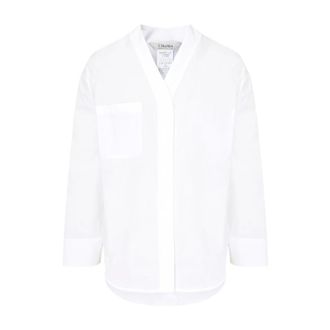 Max Mara Femme, Blouses et Chemises, Blanc, Taille: 36 FR Chemise Yole