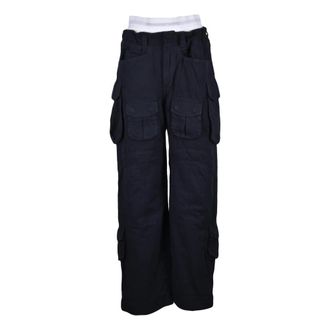 Alexander Wang Cargo Hose - - Trousers - Damen - Blau - W27