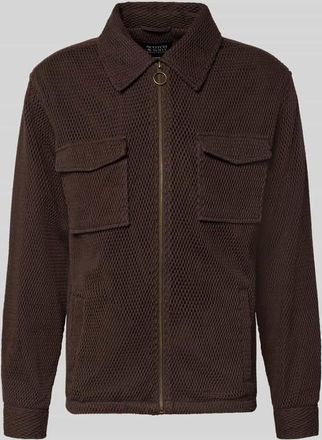 Scotch & Soda Regular Fit Hemdjacke mit Strukturmuster