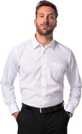 JP1880 Chemise daffaires, Infroissable, 1/1, CF, Blanc Neige, 3XL Taille Tall Homme