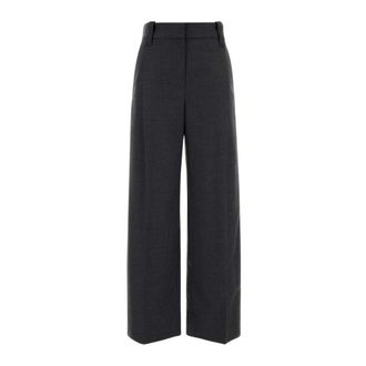 Brunello Cucinelli Weite Hosen - - Trousers - Damen - Grau - M