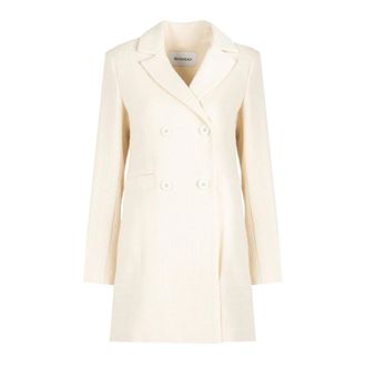 Silvian Heach Manteau Double-Poitrine - Femme - Manteaux - Beige - Taille: 32 FR