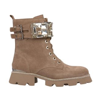 Alma En Pena Track Bootie Juwel Details - - Shoes - Damen - Beige - 38 EU