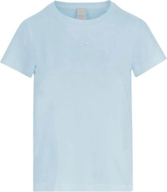 Pinko Pinko, Femme, Tops, Bleu, Taille: 42 FR T-shirt Bussolotto