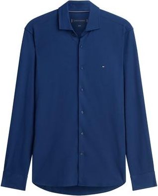 Tommy Hilfiger Chemise slim &agrave; logo en coton