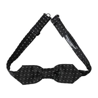 Dolce & Gabbana Seiden Fliege - - Accessories - Herren - Schwarzk - ONE SIZE