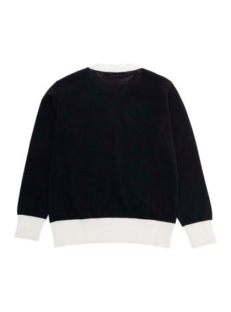 Marni Boys Crew Neck Sweater Black Cotton Tops Top