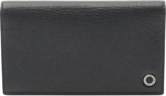 Bulgari 2010-2025 längliches Bvlgari Man Portemonnaie - Schwarz