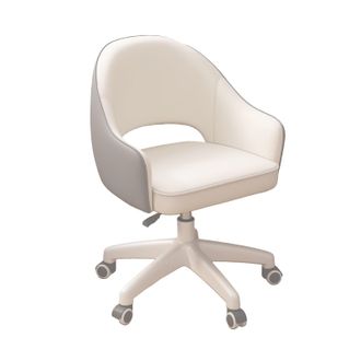 Generic Rollhocker mit Lehne H&ouml;henverstellbar 36-46cm Werkstattstuhl B&uuml;rohocker mit Rollen Ergonomisch 4 Farben f&uuml;r B&uuml;ro Salon Massage Spa(Natural)