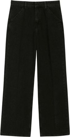 BA&SH Femme, Pantalons, Noir, Taille: 36 FR Pantalon Large