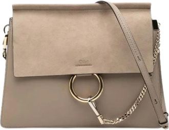 Chlo&eacute; Pre-owned Faye Crossbody Bag - Femme - Pre-owned - Beige - Taille: ONE Size