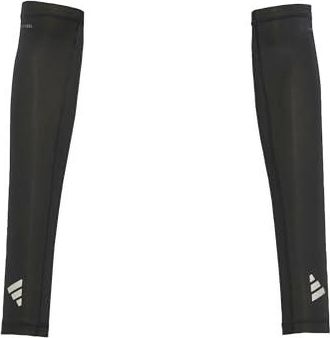 adidas Climacool Arm Sleeve Manchettes Chauffe-Bras, Noir/argent&eacute; r&eacute;fl&eacute;chissant, S Mixte