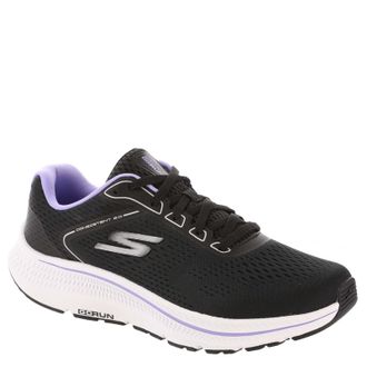 Skechers Damen Go Run Consistent 2.0 Mile Sneaker, Schwarz/Lavender, 38 EU