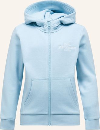 Peak Performance Jr Original Zip Hood Kapuzensweatshirtjacke blau