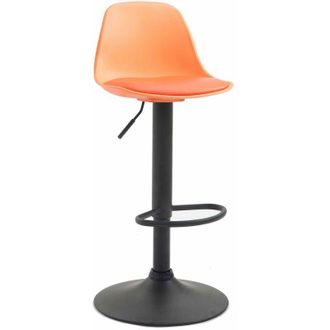 Clp Barhocker Kiel Kunststoff schwarz orange