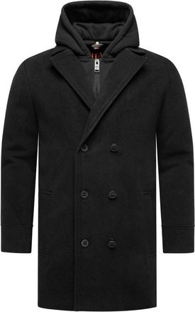 Stone Harbor Trenchcoat Darioon XX Mantel in Woll-Optik mit herausnehmbaren Inlayer