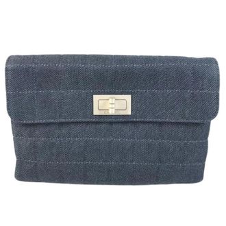 Chanel Pre-owned 2.55 Clutch Bag - - Pre-owned - Damen - Blau - ONE SIZE