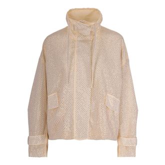 Pinko Pinko, Femme, Vestes, Beige, Taille: 36 FR Light Vestes