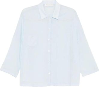 PDR Phisique Du Role Femme, Blouses et Chemises, Bleu, Taille: 36 FR Barbara Chemise