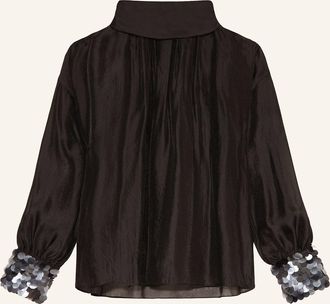 Luisa Cerano Luisa Cerano Blusenshirt Mit Pailletten schwarz