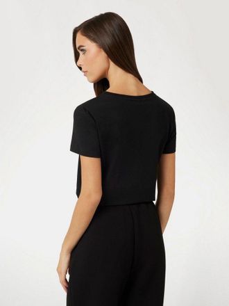 Guess T-Shirt BRIANA mit Strass-Steinen, Regular Fit
