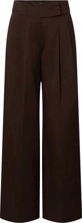 Windsor Femme, Pantalons, Brun, Taille: 42 FR Wide Pantalons