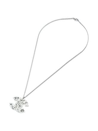Chanel collier &agrave; pendentif coeur (ann&eacute;es 2000) - Argent