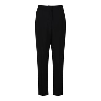 Givenchy Schmal geschnittene- taillierte Hose aus Cr&ecirc;pe Cady - - Trousers - Damen - Schwarzk - M