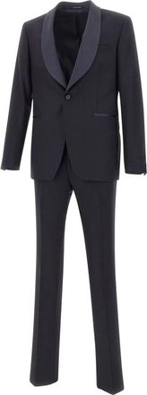 Tagliatore Homme, Costumes, Noir, Taille: XL Costume &agrave; simple boutonnage &agrave; revers ch&acirc;le