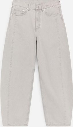 Arket BLOOM Barrel Jeans -Wei&szlig;