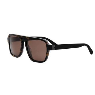 Bulgari Homme, Accessoires, Brun, Taille: 56 MM Lunettes de soleil
