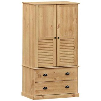 vidaXL Kleiderschrank vigo 90x55x170 cm Massivholz Kiefer Vidaxl