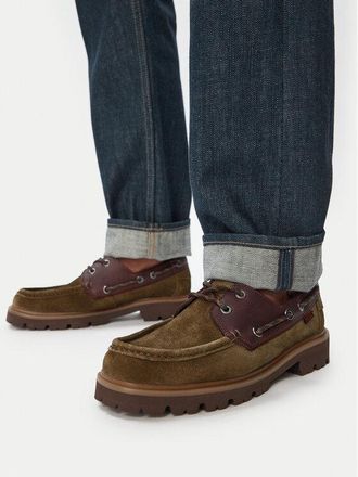 Clarks Slipper Cleyhill Boat 26186180 Khakifarben