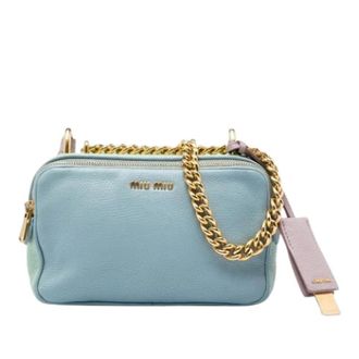 Miu Miu Sac bandouli&egrave;re Pre-owned - Femme - Pre-owned - Bleu - Taille: ONE Size
