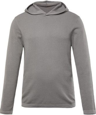JP1880 Rundhalspullover Strickhoodie Kapuze