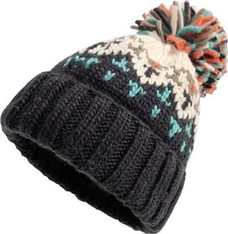 Generico Winter Beanie - Bonnet de protection en laine douce et &eacute;lastique pour femme, Bleu marine